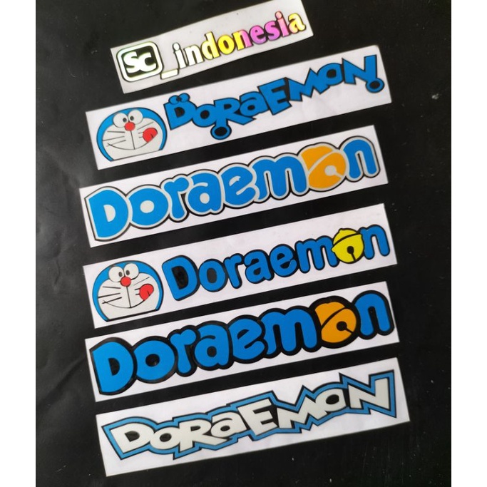 Jual STIKER CUTTING TULISAN DORAEMON | Shopee Indonesia