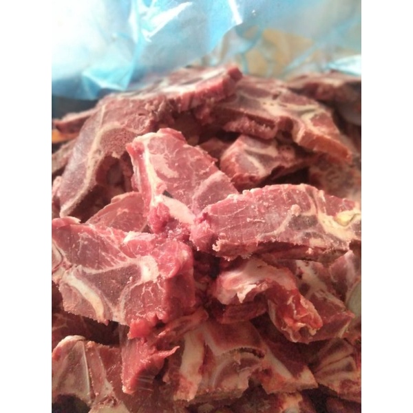 Jual TULANG LEHER PREMIUM (NECKBONE SAPI AUST) KEMASAN 500GR | Shopee ...
