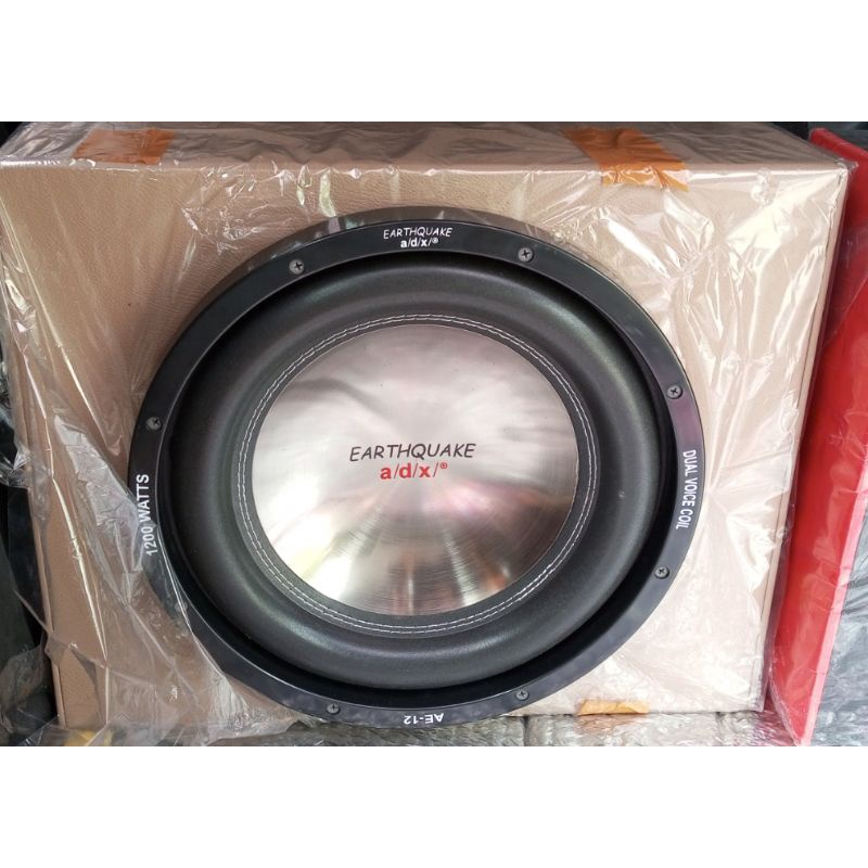 Jual Speaker subwoofer 12 inch double coil adx earthquake + box mdf | Shopee Indonesia