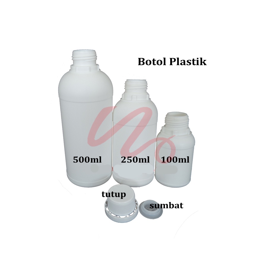 Jual Botol Sampel Plastik 100ml Putih Susu Lokal | Shopee Indonesia