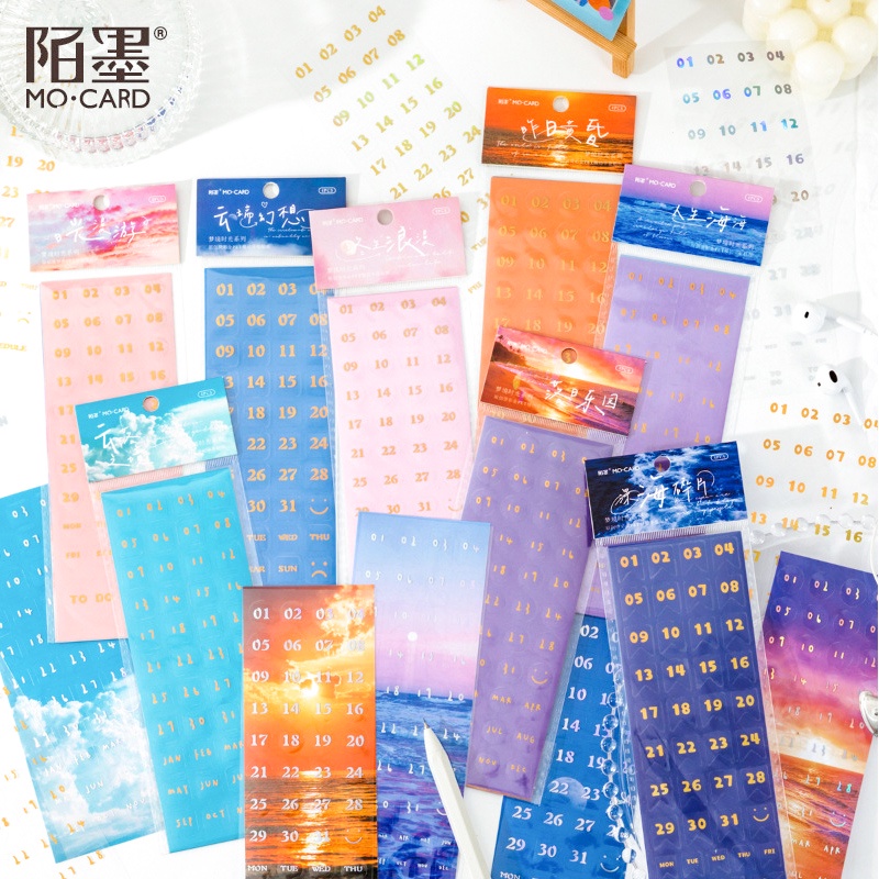 Jual Dreamtime Date 2 Layers Diary Deco Stickers | Shopee Indonesia
