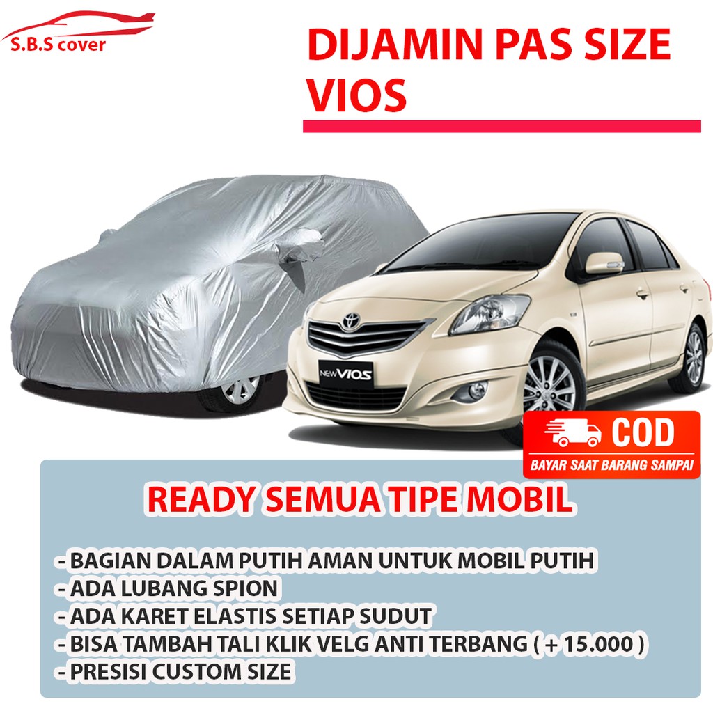Jual sarung mobil vios/sedan vios/Vios limo/Vios gen 1/vios gen 2/vios ...