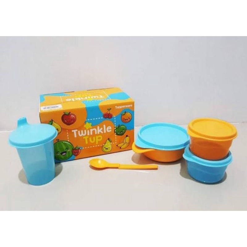 Jual TUPERWARE TWINKLE TUP BABY MEAL SET / TEMPAT MAKAN BAYI | Shopee ...