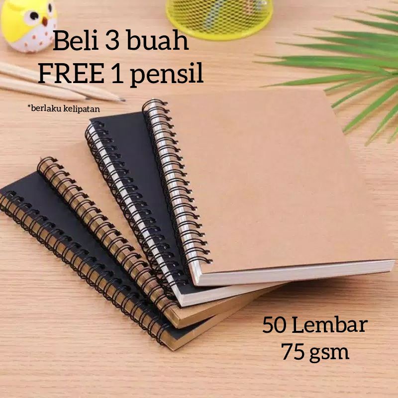 Jual Sketchbook Sketsa A5, A6 (50 lembar) - Desain Book Notebook Gambar ...