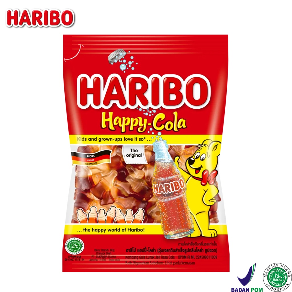 Jual Haribo Permen Jelly Aneka Rasa Buah Kemasan Kecil 80gr | Shopee ...