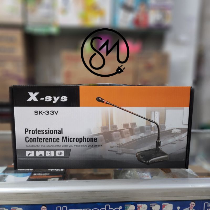 Jual Microphone Meja Podium Conference meeting X-sys SK-33V Xsys SK33V ...