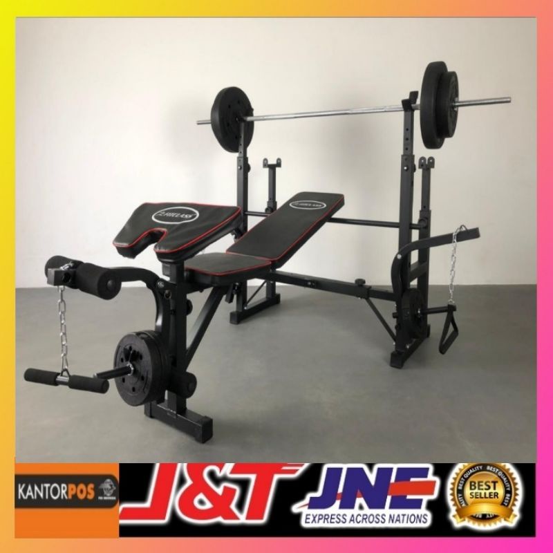 Jual bench press-fc 710 pro(original)alat angkat beban-bench pres-bench ...