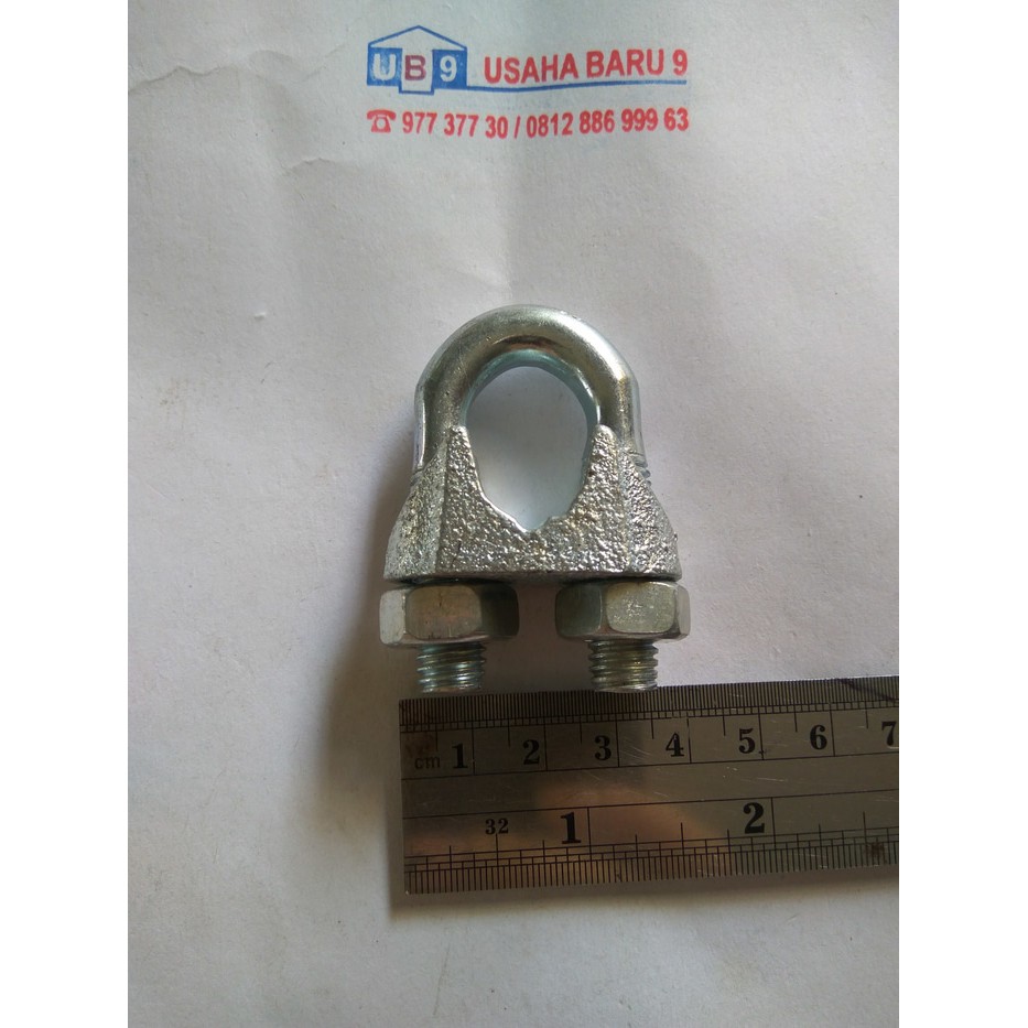 Jual Klem U / U bolt / Klem Seling Sling Ukuran 1/2" | Shopee Indonesia
