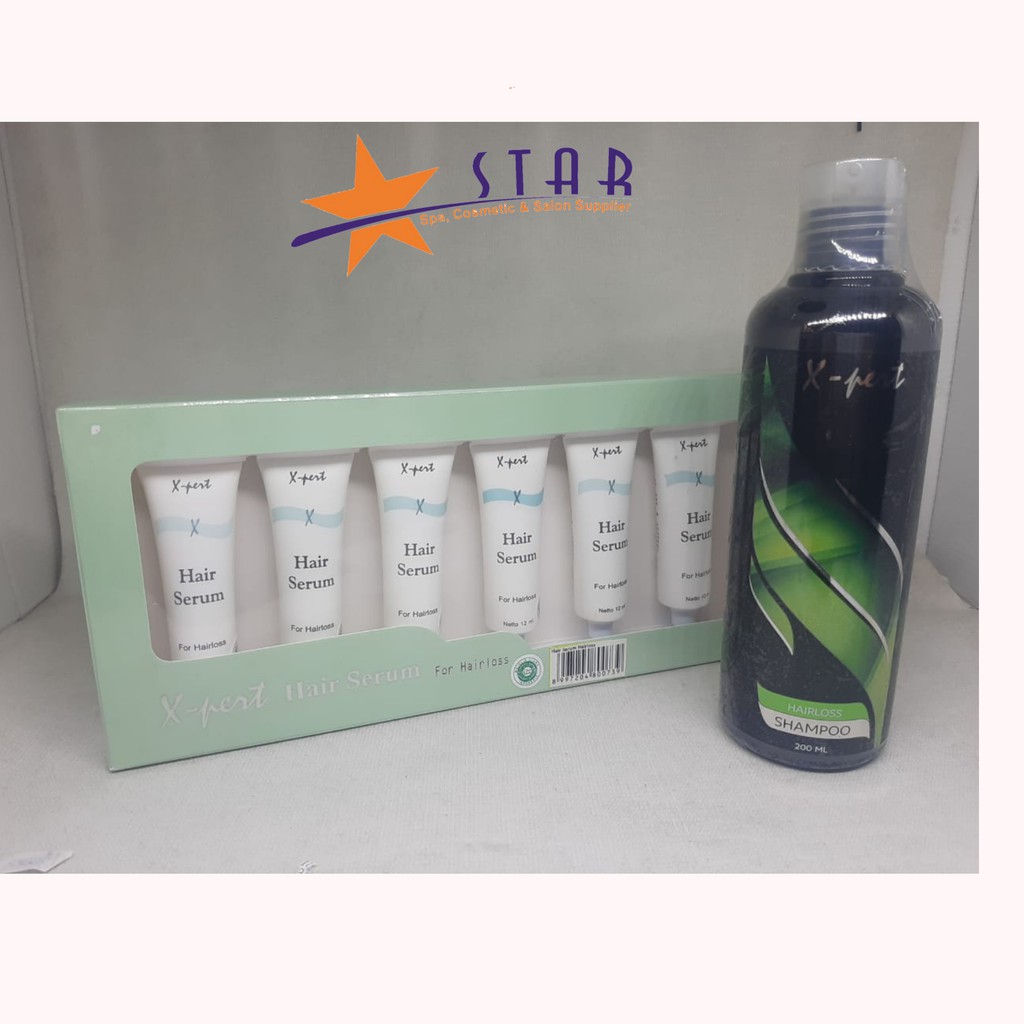 Jual X-pert Paket Hemat perawatan rambut Rontok parah(shampo hairloss ...