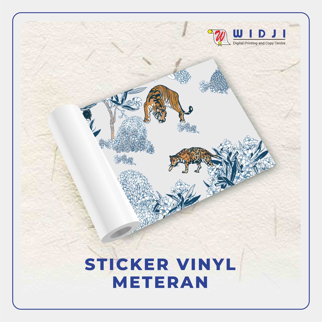 Jual Print Custom Sticker / Stiker Vinyl Meteran Bahan Original Ritrama ...