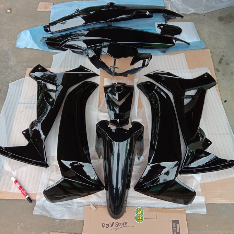 Jual Body yamaha Vega R New Hitam fullset halus 2006-2010 | Shopee ...