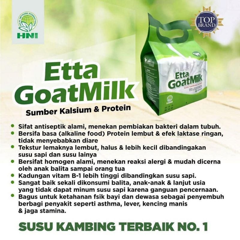 Jual ETTA GOAT MILK HPAI ( Dengan Protein Setara ASI) | Shopee Indonesia