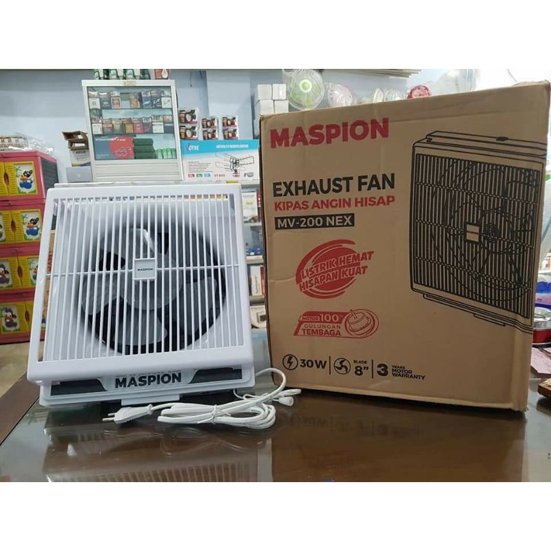 Jual Maspion M 200NEX Exhaust Fan 8inc# kipas dinding# blower dinding ...