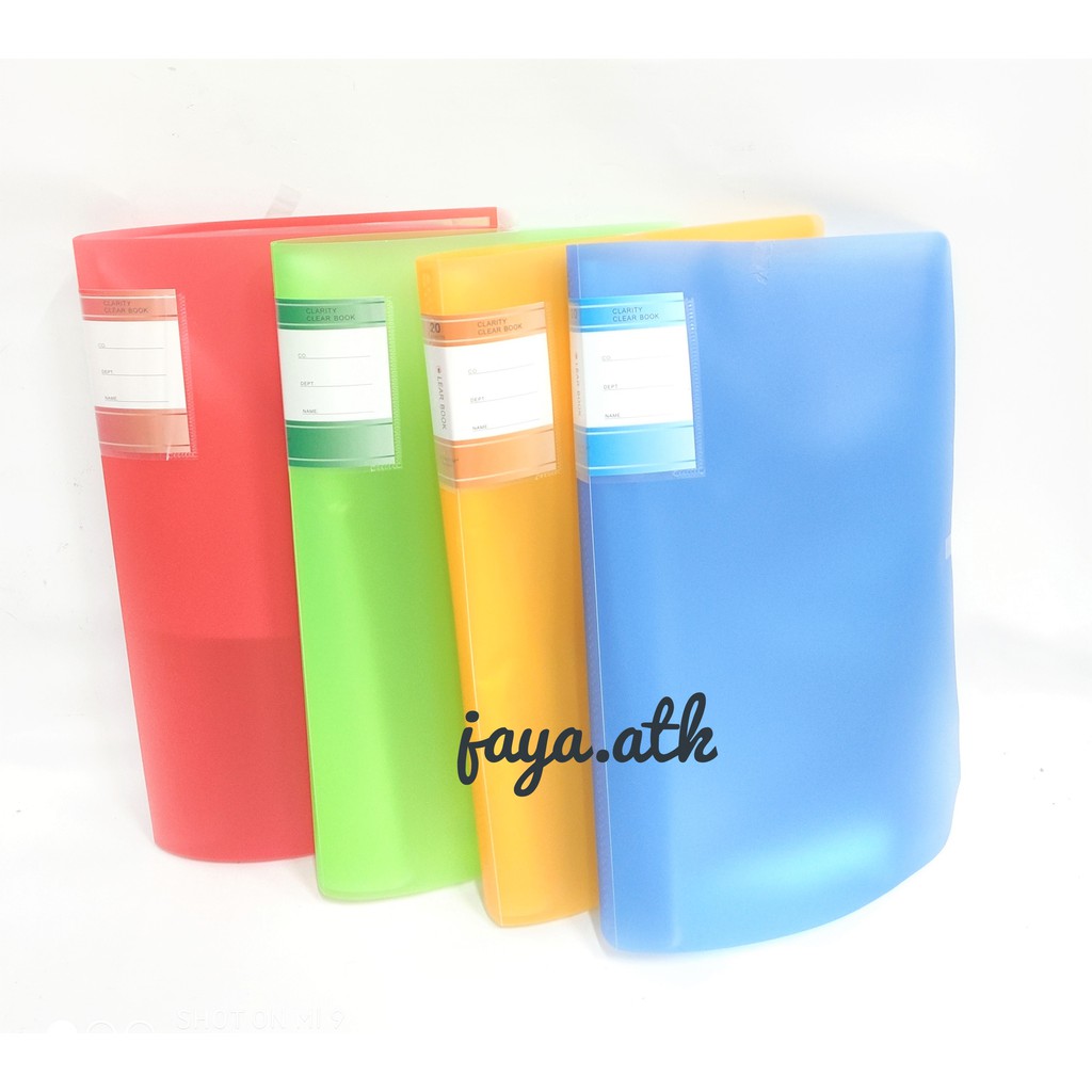 Jual MAP PLASTIK DOKUMEN MAP CLEAR HOLDER FOLIO F4 WARNA TRANSPARANT 60 ...