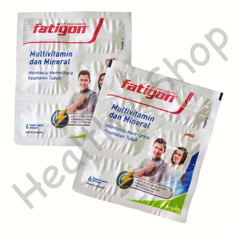 Jual Fatigon Multivitamin Kaplet 6’s | Shopee Indonesia