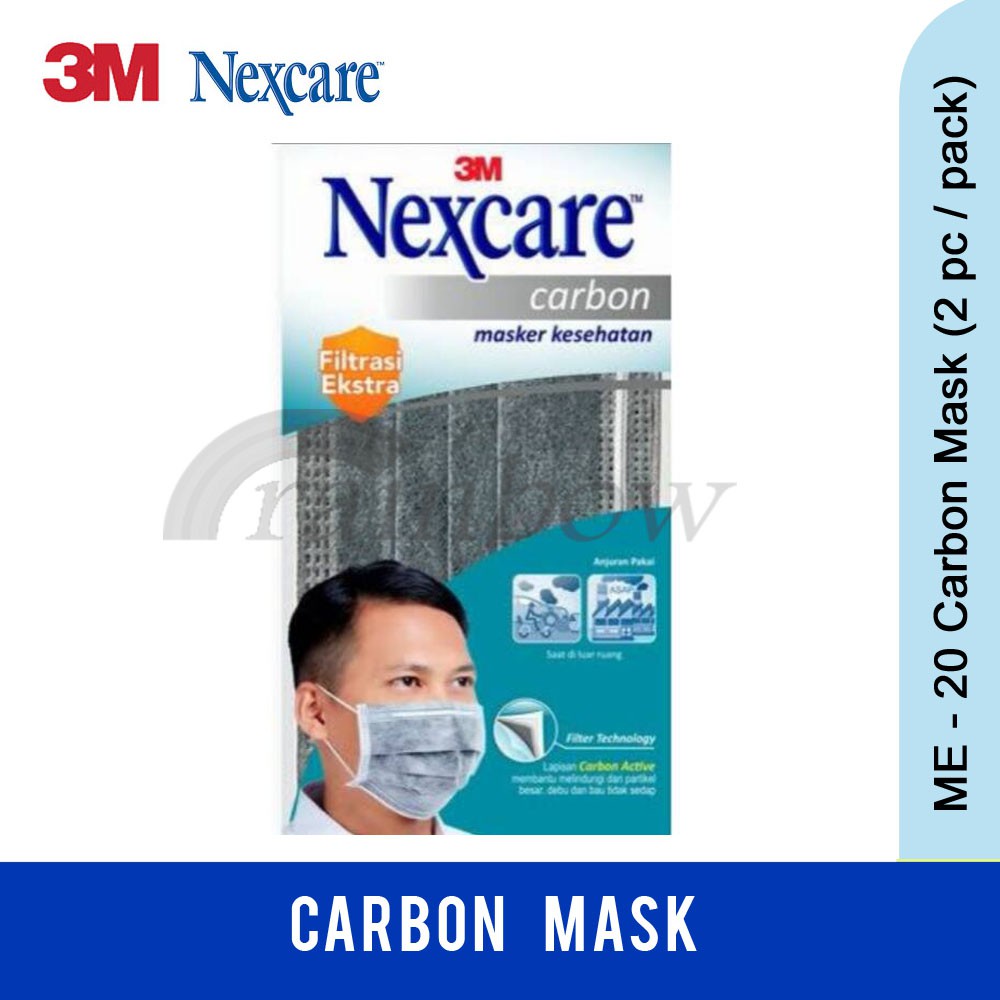 Jual Nexcare 3M Carbon Mask / Masker Carbon Karbon | Shopee Indonesia