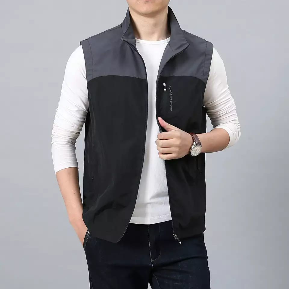 Jual Jaket rompi pria terbaru/Rompi pria/ rompi casual/rompi motor ...