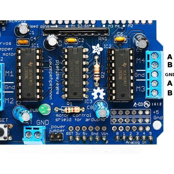 Jual Arduino Motor Stepper Servo Shield L293 | Shopee Indonesia