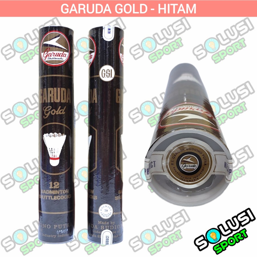 Jual Shuttlecock Badminton GARUDA GOLD HITAM BLACK Kock Kok Bulutangkis ...