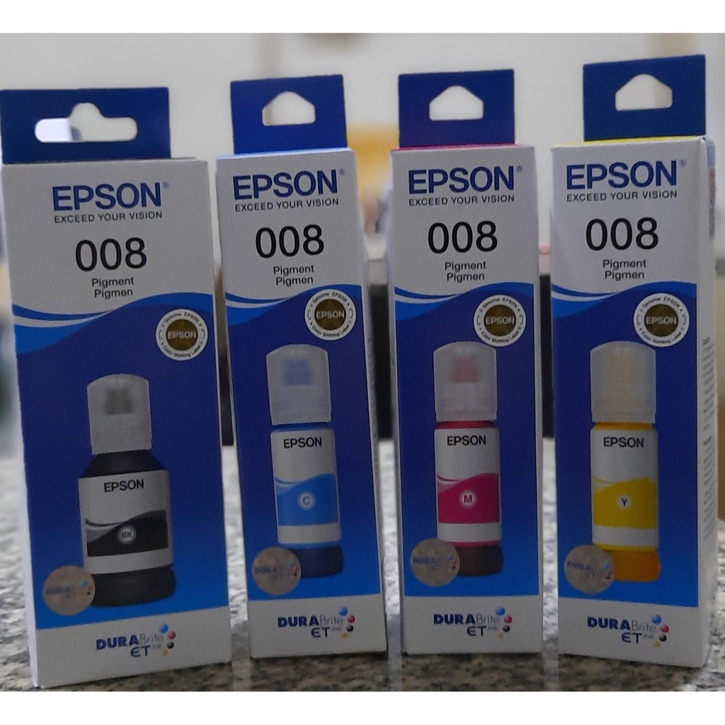 Jual Tinta Epson 008 Black Colour - Tinta Printer L15150 L15160 ...