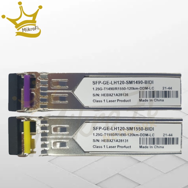 Jual SFP 1G BIDI 120KM lSinglemode LC Mikrobits, Mikrotik, Cisco ...