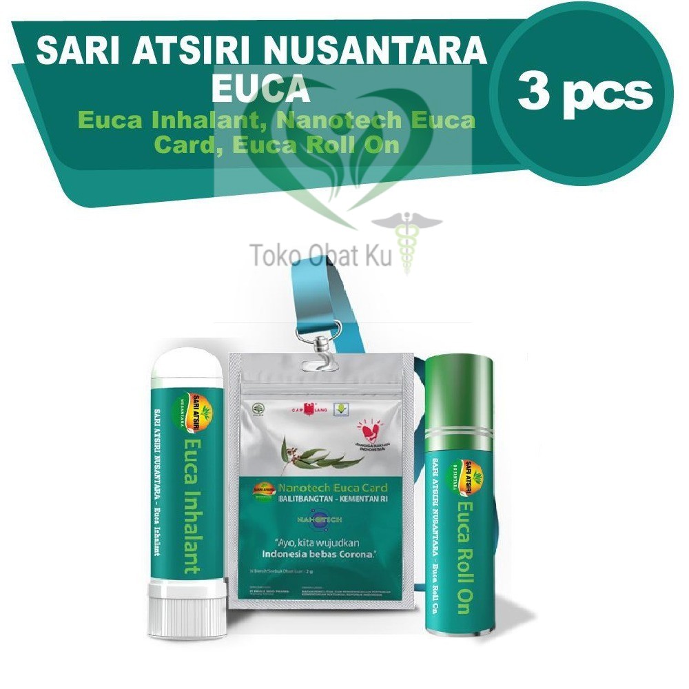 Jual Cap Lang Paket Euca Nanotech Card & Euca Roll On & Euca Inhalant ...