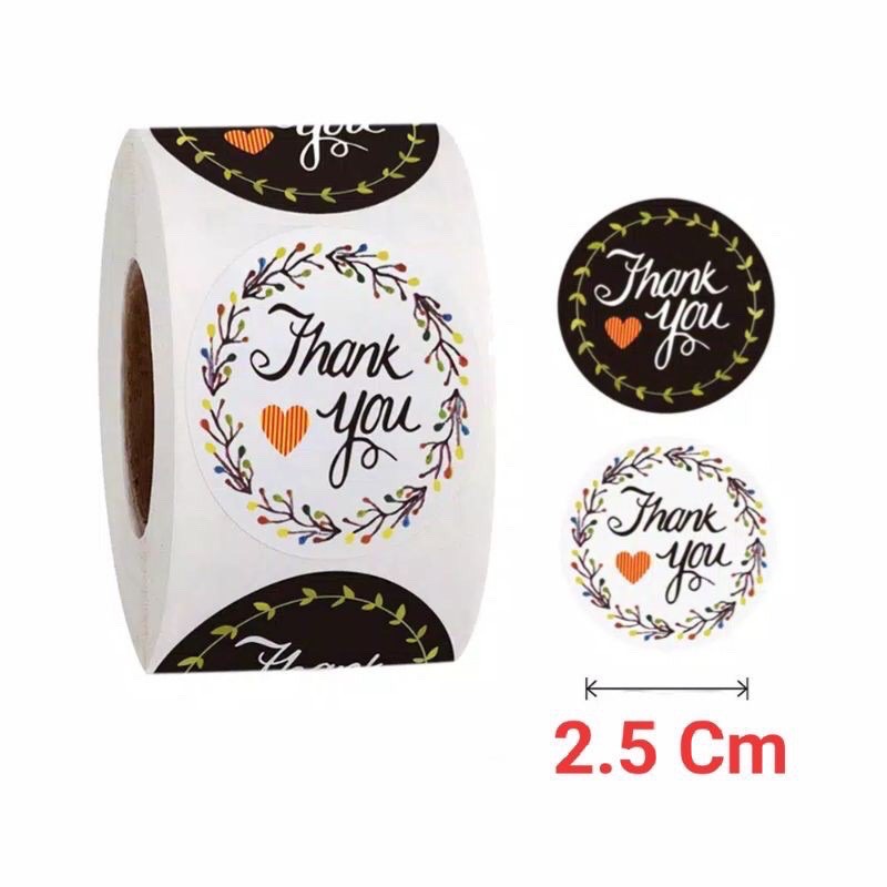 Jual Stiker Sticker Label Thank You - TYE | Shopee Indonesia
