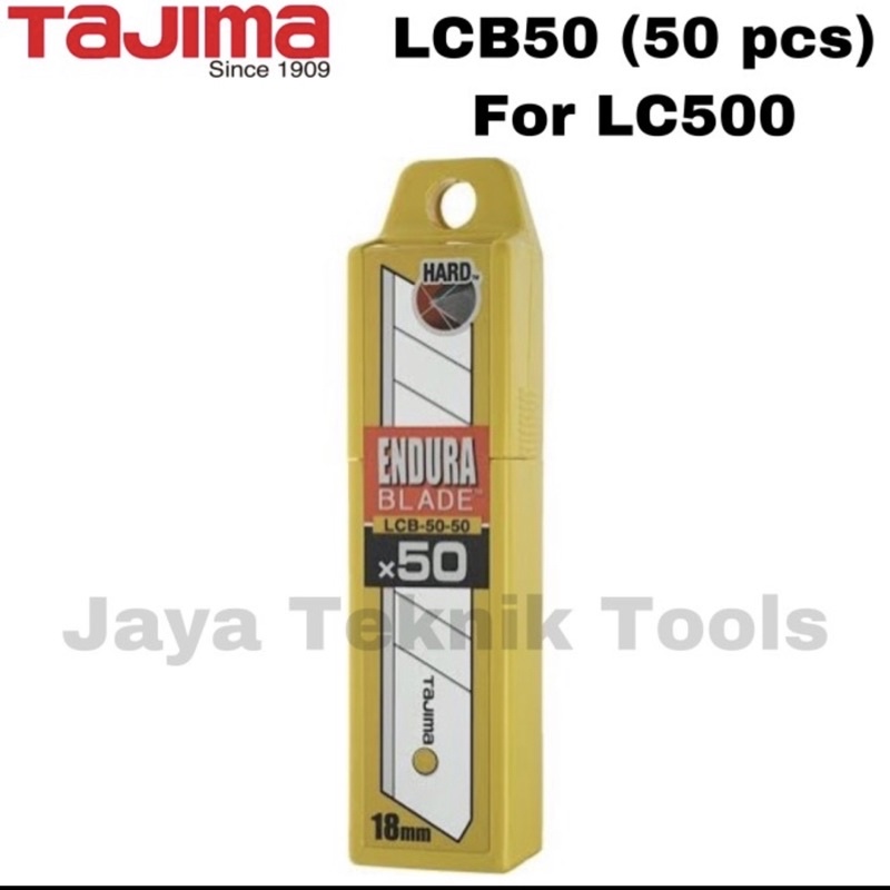 Jual Isi Refill Cutter Tajima LCB 50 H - 50 Pcs Endura 500 Spare blade | Shopee Indonesia
