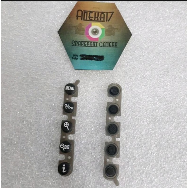 Jual Rubber Karet Tombol Button Tombol menu Foor Nikon D750(seperti ...