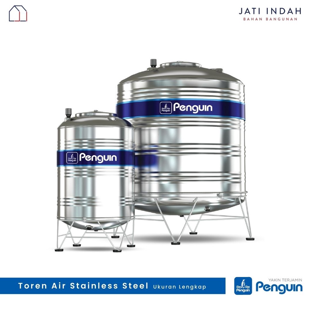 Jual Penguin Tangki Air Stainless Steel Ukuran Lengkap | Toren| Tandon ...