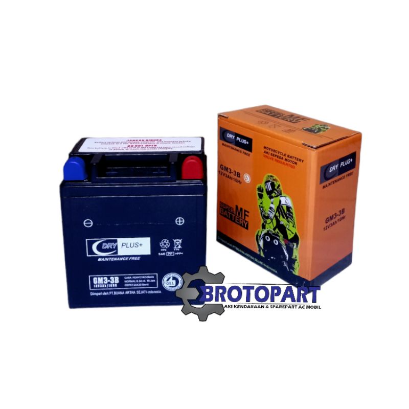 Jual Aki Motor Kering RX King New, Ninja R 150 SS 150, Honda NSR 150 Accu MTX3L GM3-3B MF ...