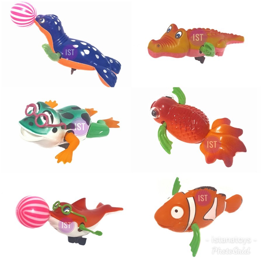 Jual OG Mainan Lucu Wind Up Swimming Mainan Air | Shopee Indonesia