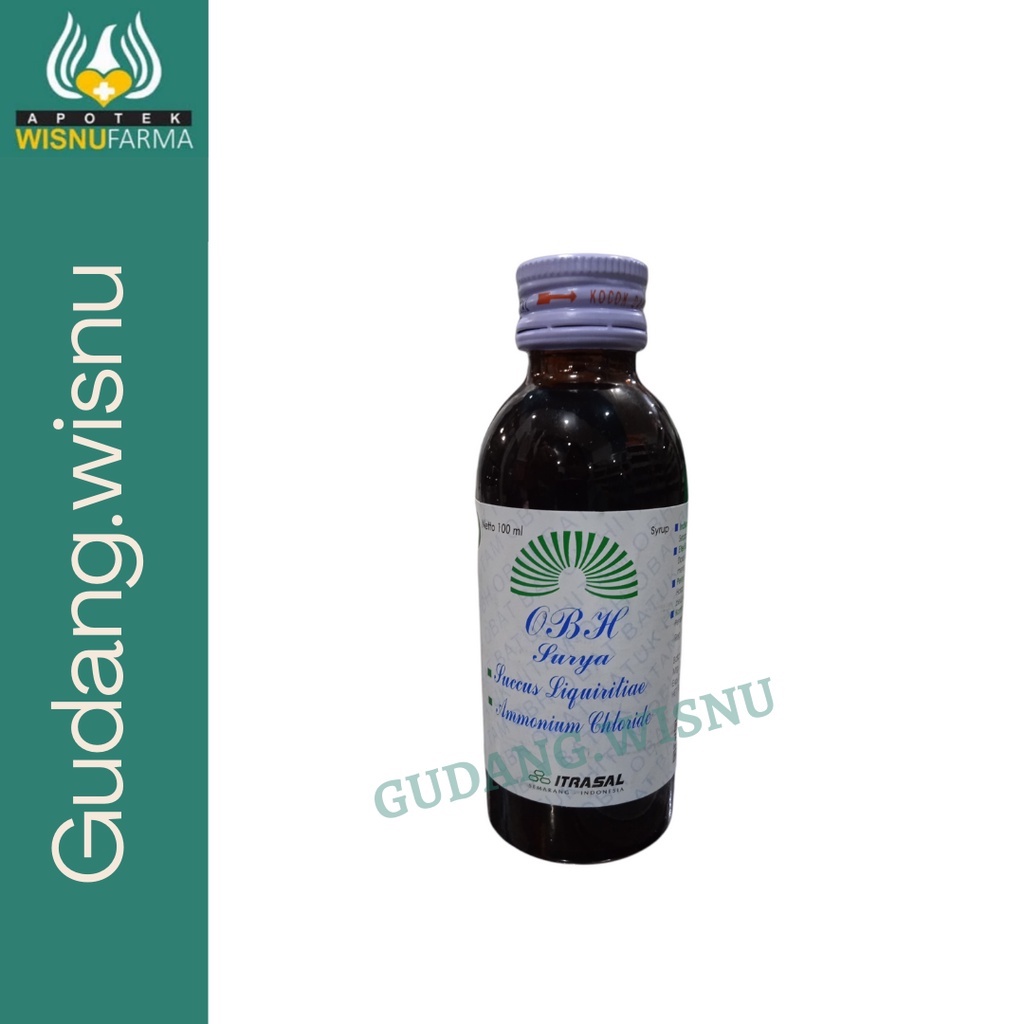 Jual OBH Surya Itrasal 100 ml untuk batuk berdahak | Shopee Indonesia