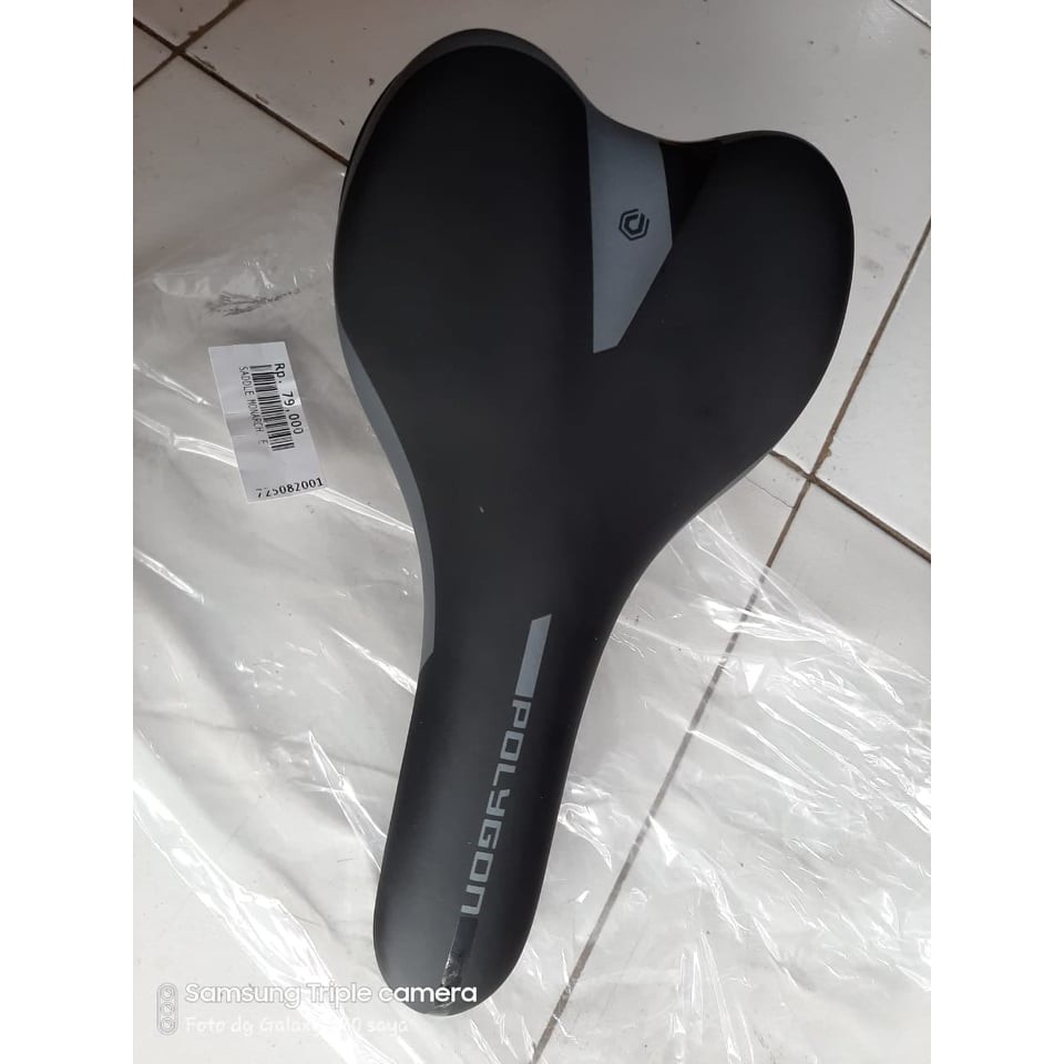 Jual SADDLE / SADEL MTB POLYGON MONARCH BLACK GREY - ORIGINAL | Shopee ...