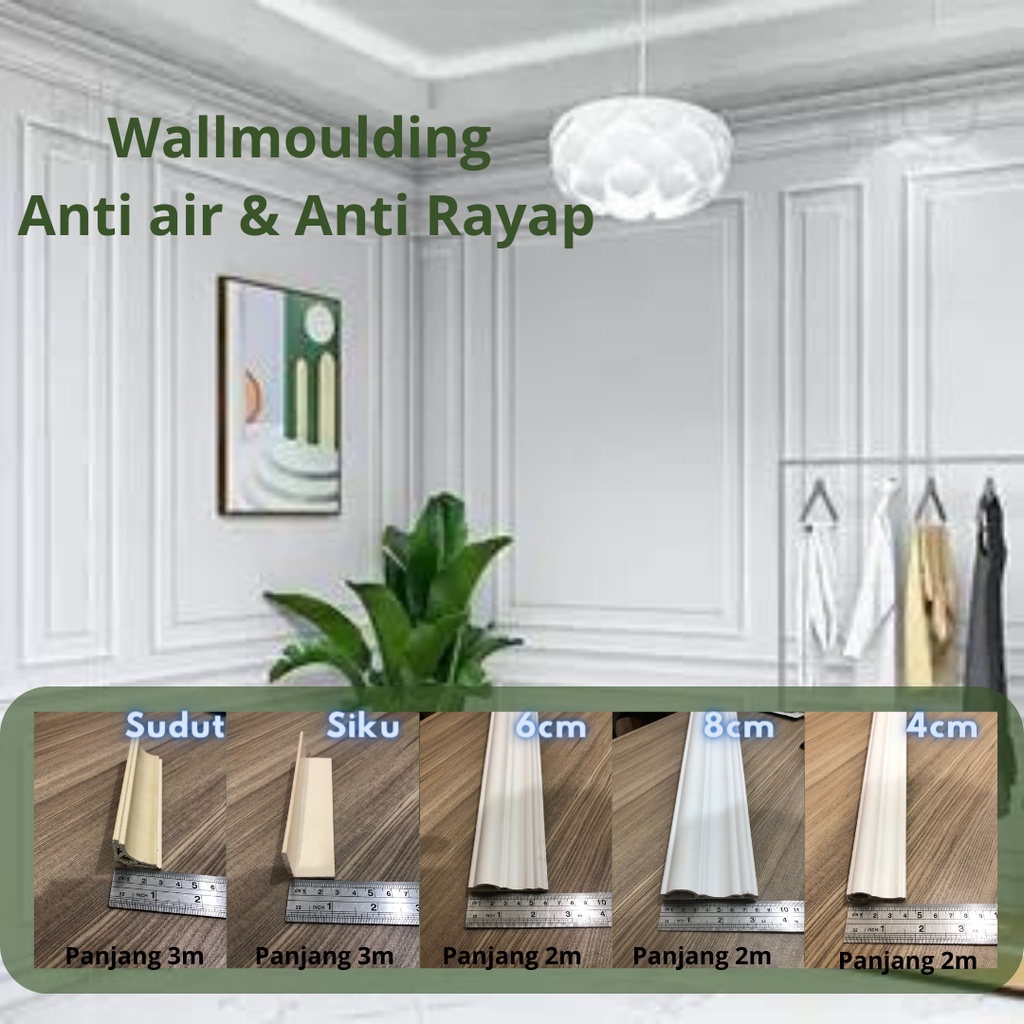 Jual Wainscot wallmoulding lis dinding panel anti ari dan anti rayap ...