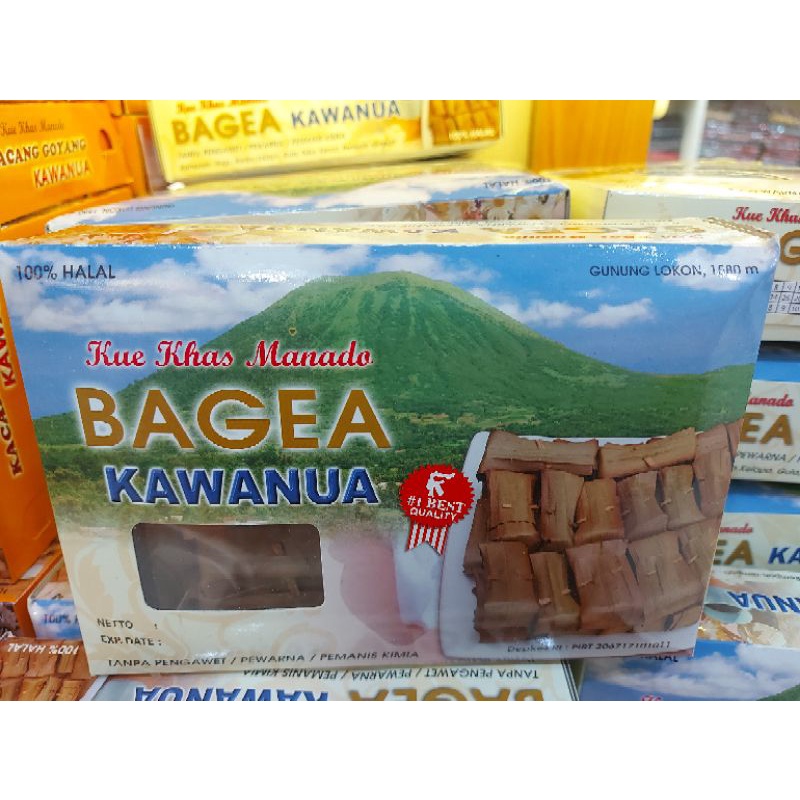 Jual Kawanua Bagea Manis Kemasan Kotak Ole - Ole / Jajanan / Makanan ...
