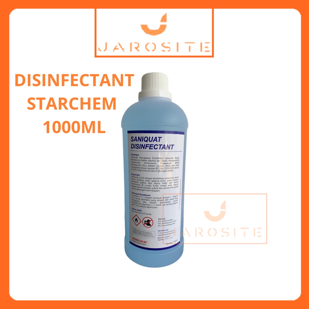 Jual Desinfektan Cairan Disinfektan Starchem Kemenkes Saniquat 1 Liter ...