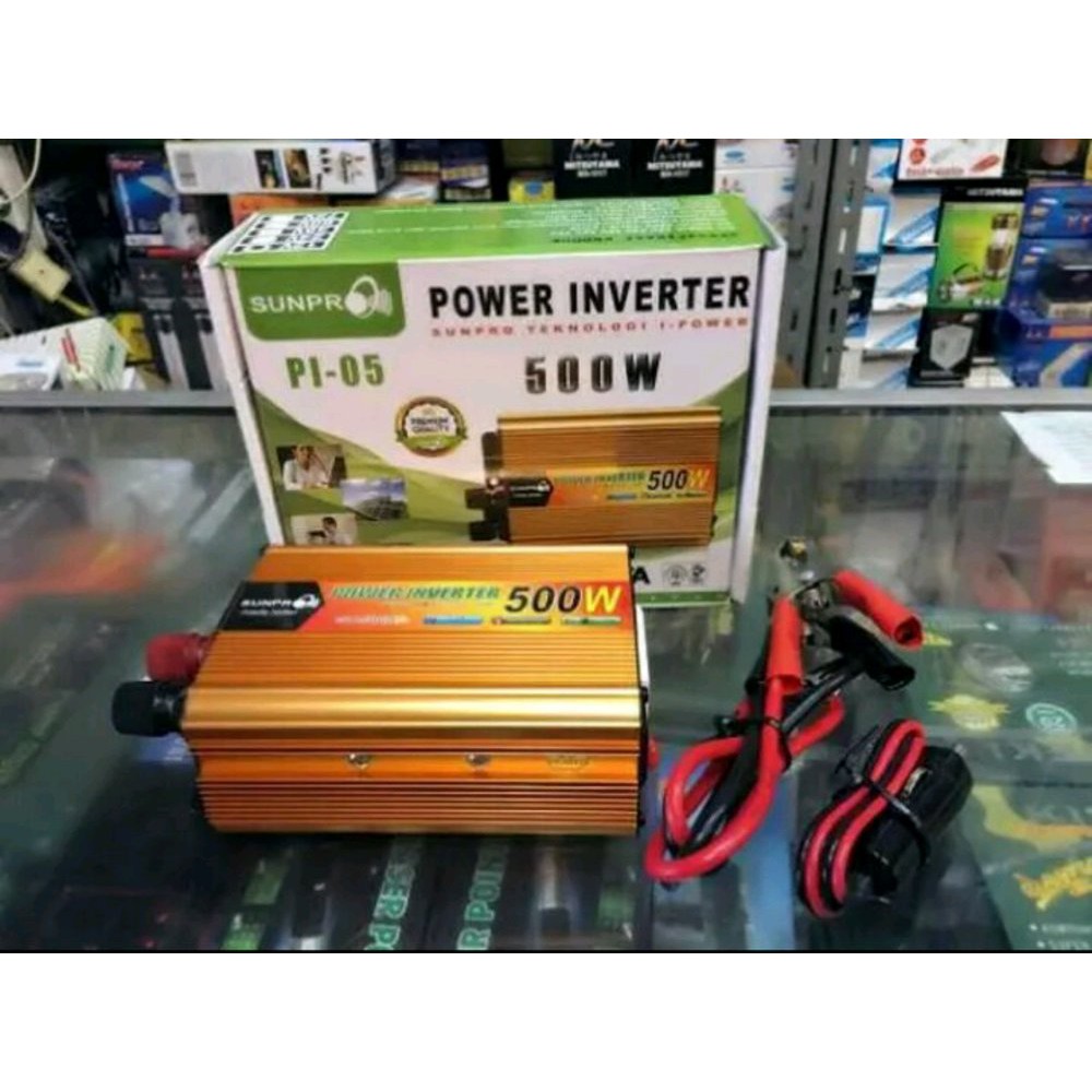 Jual POWER INVERTER SUNPRO 500W PI05 | Shopee Indonesia