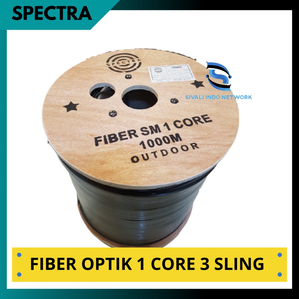 Jual 1000 METER KABEL FIBER OPTIK DROPCORE 1 CORE | Shopee Indonesia