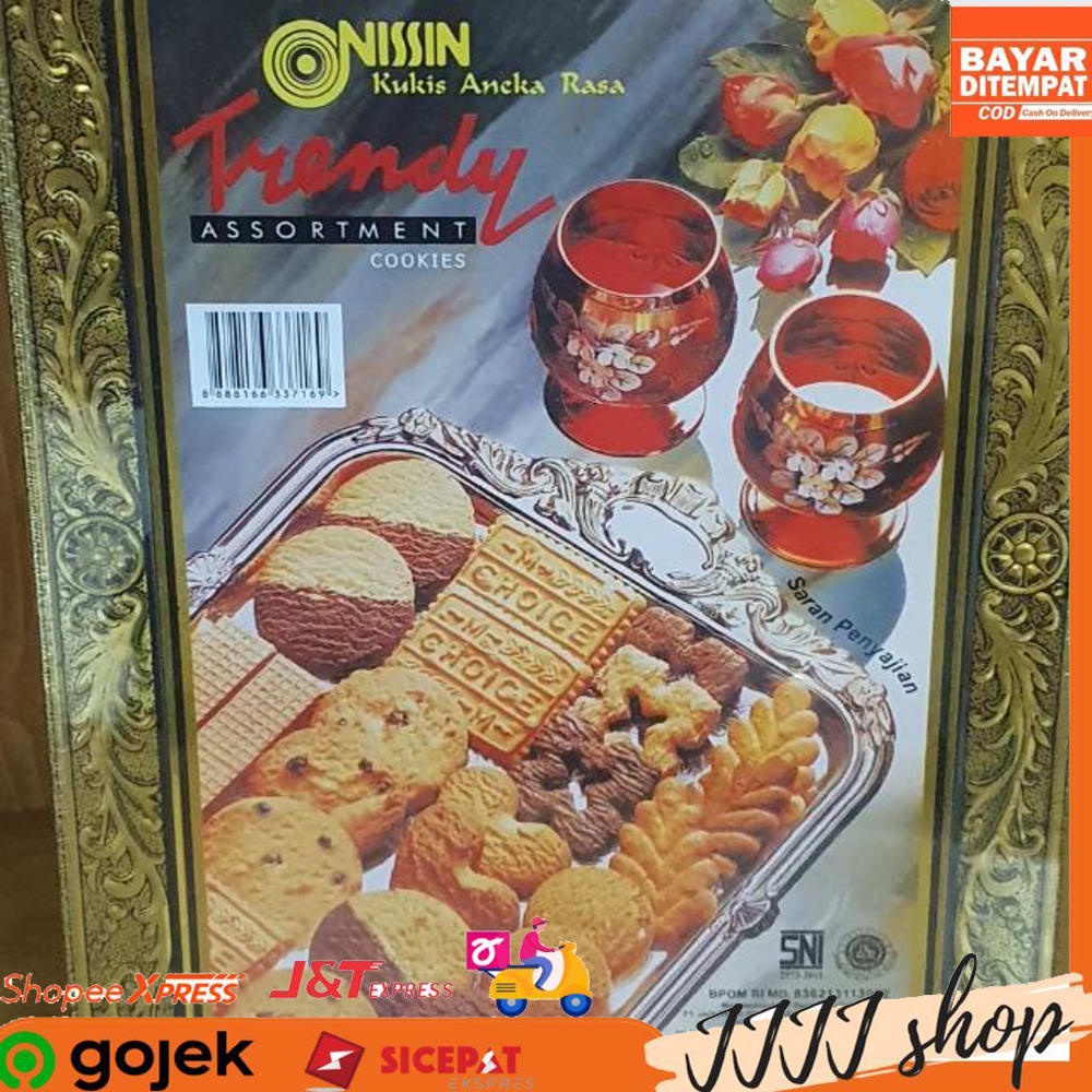 Jual Nissin Trendy Assortment Cookies Biskuit Kaleng 850gr | Shopee ...