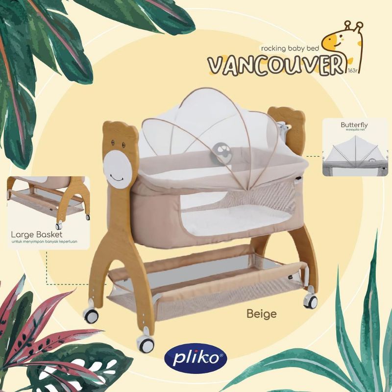 Jual Box Bayi Pliko Vancouver Rocking Baby Bed | Shopee Indonesia
