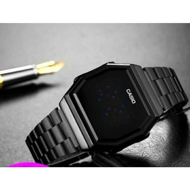 Jual JAM TANGAN PRIA WANITA CASIO A178WA-1ADF DIGITAL RANTAI SILVER | Shopee Indonesia