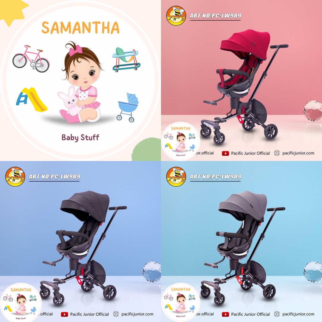 Jual MAGIC STROLLER PACIFIC LW-989 | Shopee Indonesia
