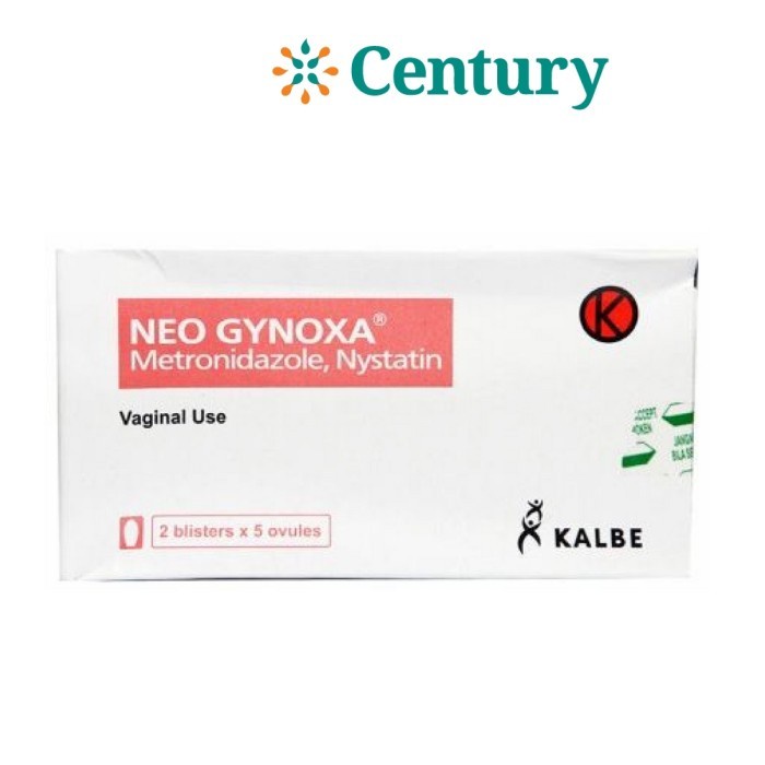 Jual NEO GYNOXA OVULA 1 STRIP ISI 5 OVULA / METRONIDAZOLE / KEPUTIHAN ...