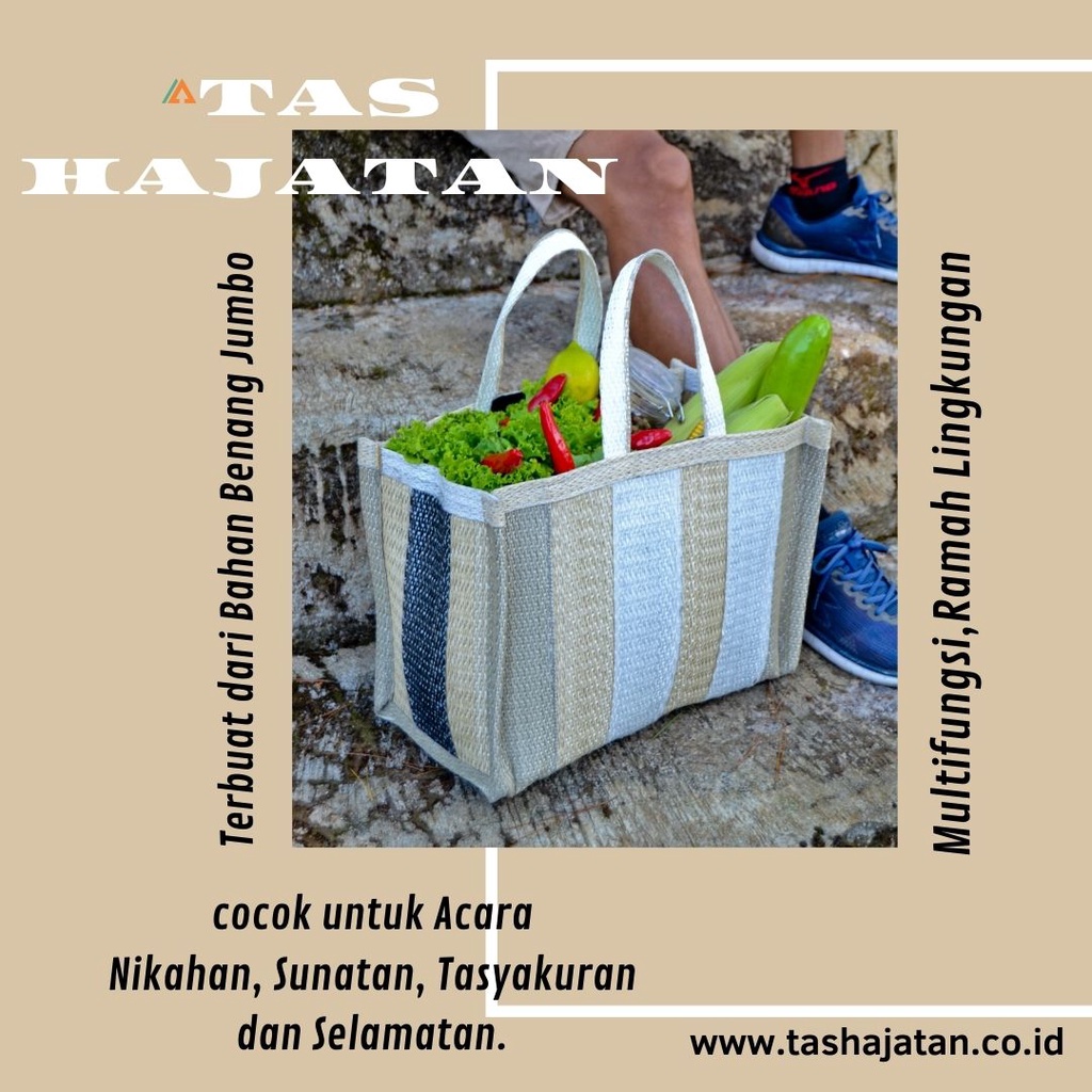Jual Serbaguna, Tas Berkat, Tas Belanja Pasar, Webbing Bag, Tas Belanja ...