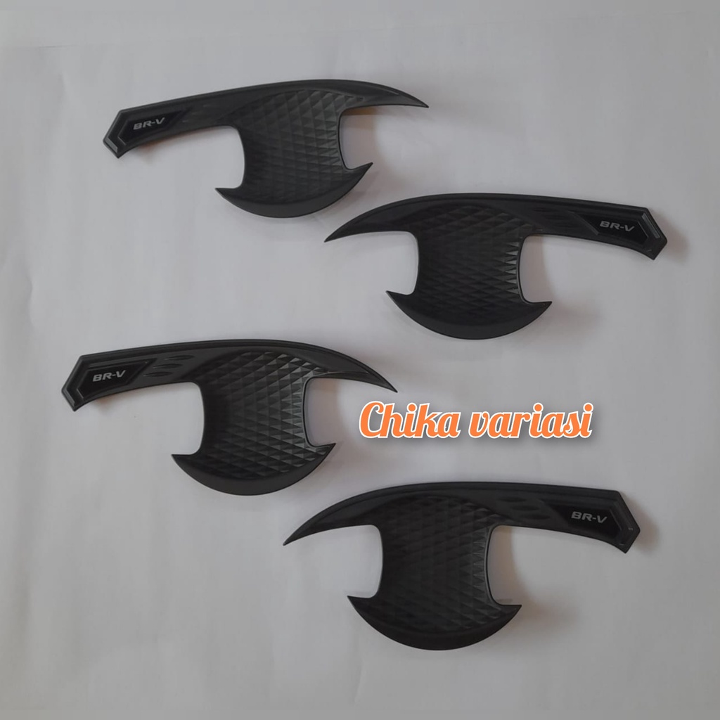 Jual Variasi Mangkok Pintu Cover Outer Pintu Mobil Honda BRV 2022 Hitam ...