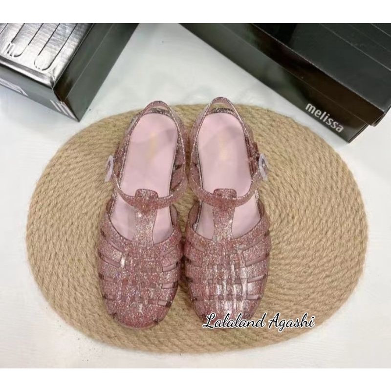 Jual Sepatu sandal Possesion AD pink glitter /sepatu sandal /sepatu ...