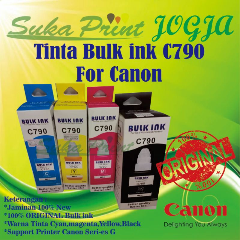Jual Tinta C790 Bulk ink For Canon | Shopee Indonesia