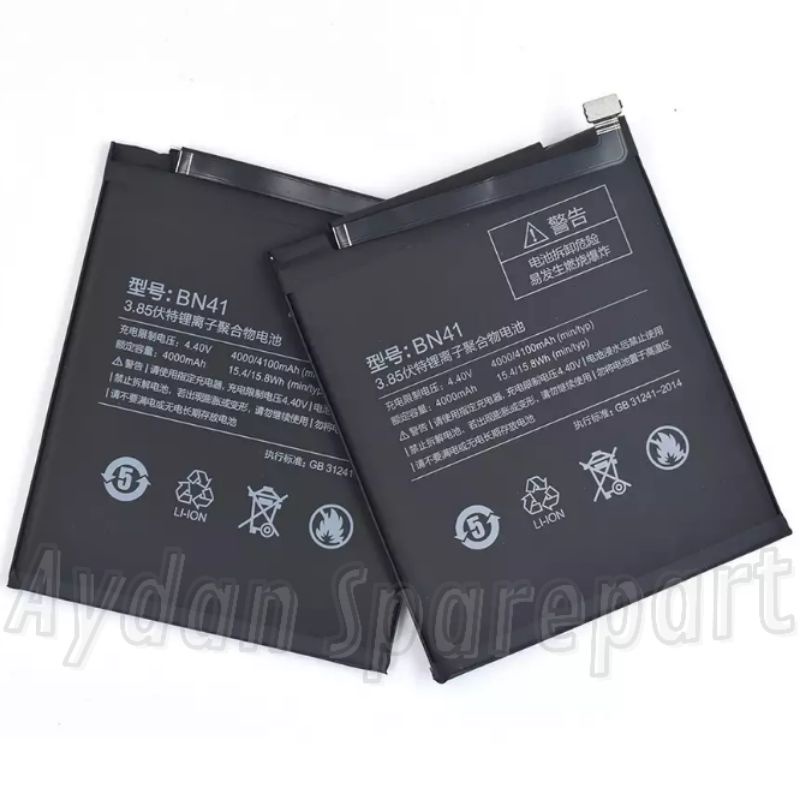 Jual Battery Batre Baterai BN41 For Xiaomi Redmi Note 4 / Note 4X BN41 ...
