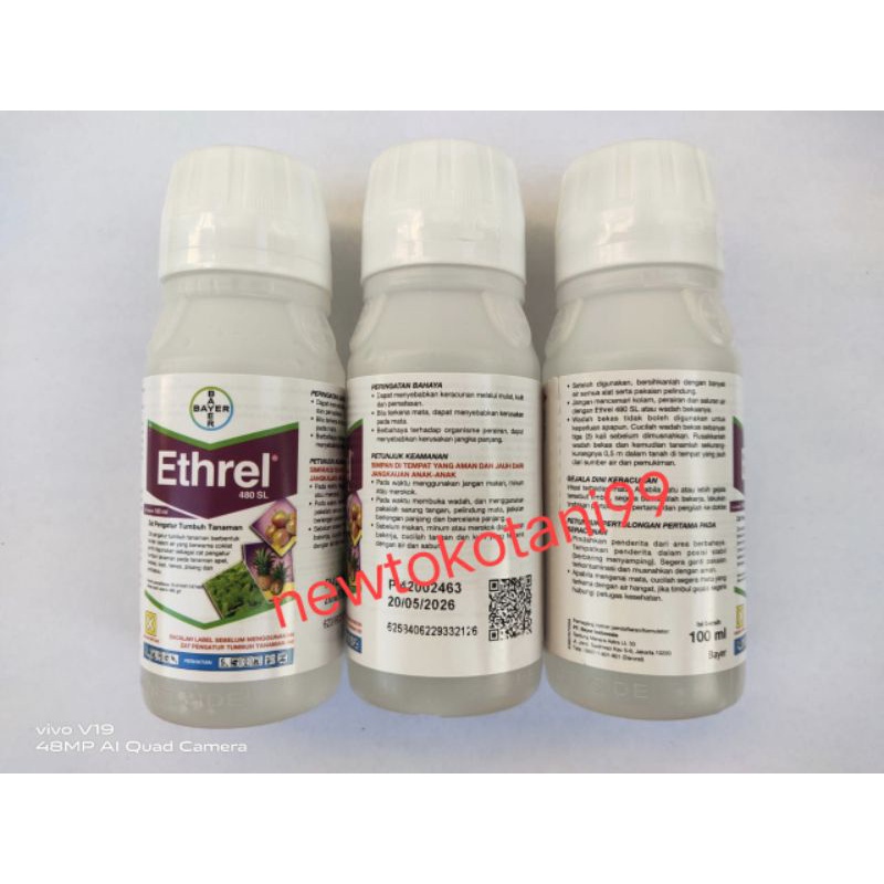 Jual Zat Pengatur Tumbuh ETHREL 480 SL ZPT 100 ml etrel pemasak buah ...